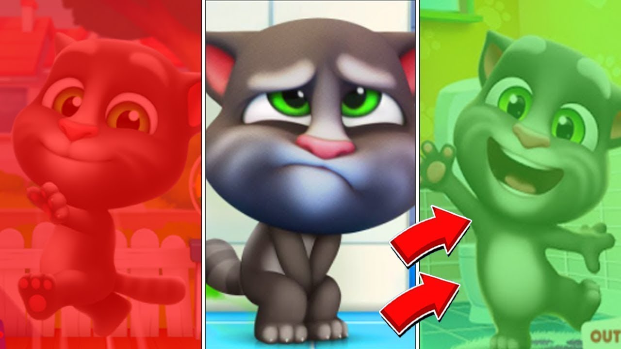 Mèo Talking Tom Cute Dancing Baby - Dancing Tom Colors - TIK TOK - YouTube