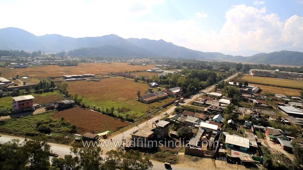 Perfect shots of Manipur city - aerial view - YouTube