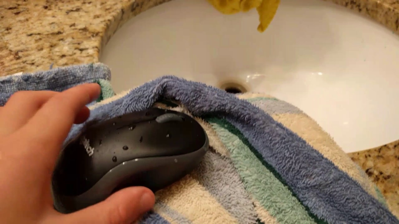 Logitech mouse waterproof or not???? - YouTube