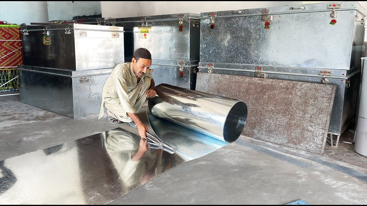 Amazing Technique Made Unusual Big Storage Box With Steel Sheet ...