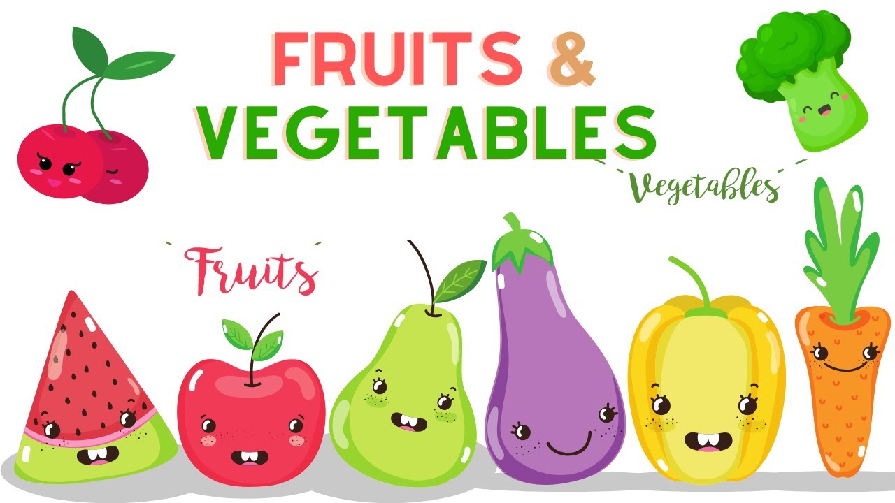 Kids vocabulary -Fruits & Vegetables - Learn English for kids - Kids ...