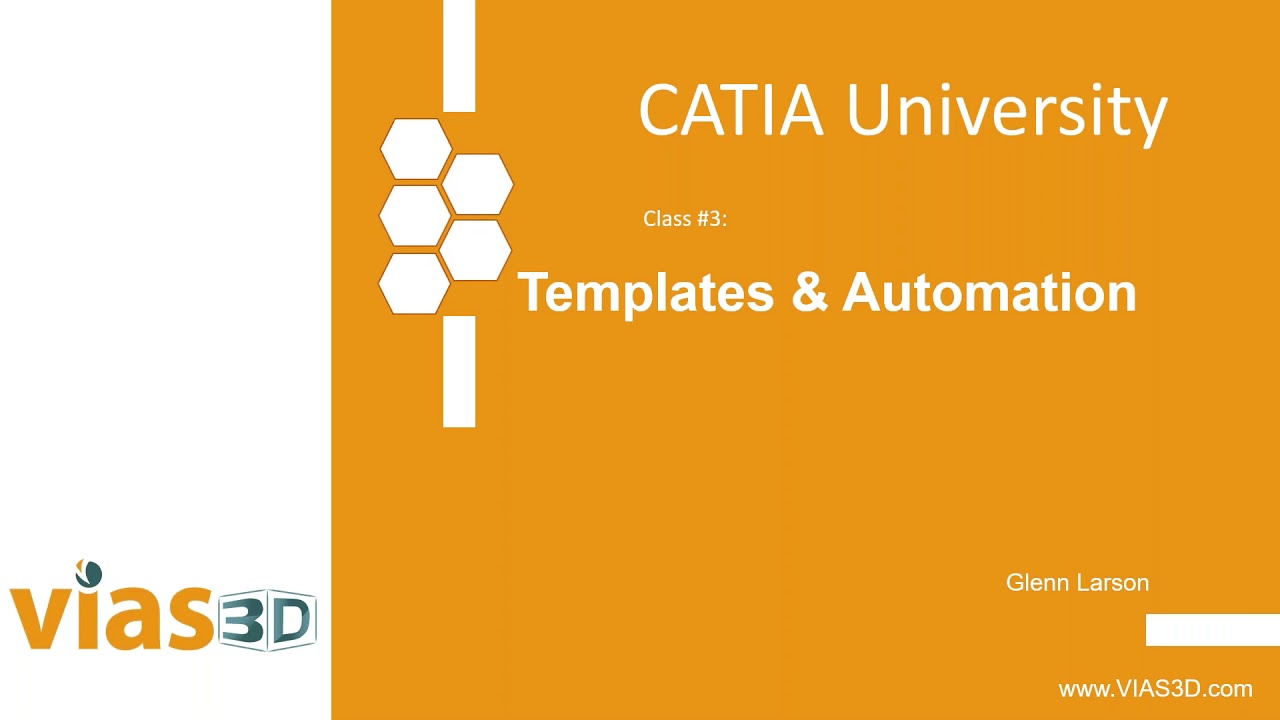 CATIA University 3: Relational Design, Templates and Automation - YouTube