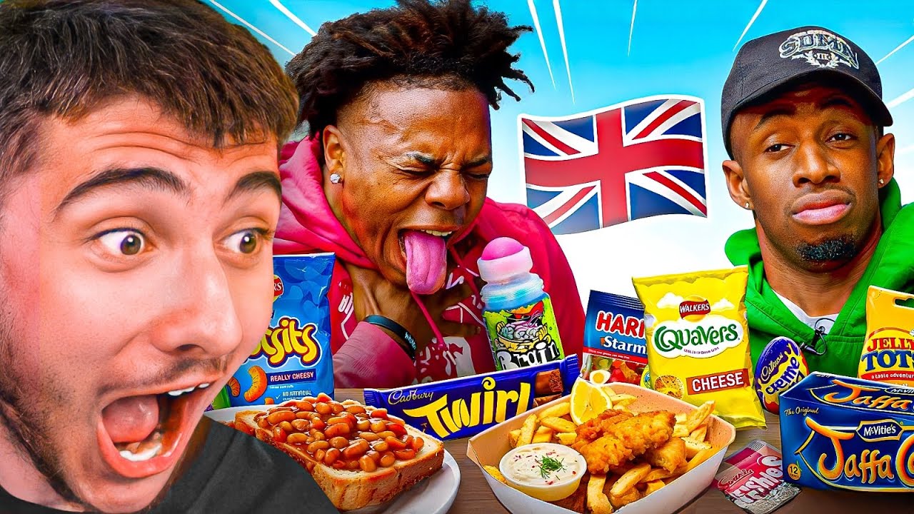 Reacting To SPEED TRIES BRITISH SNACKS - YouTube