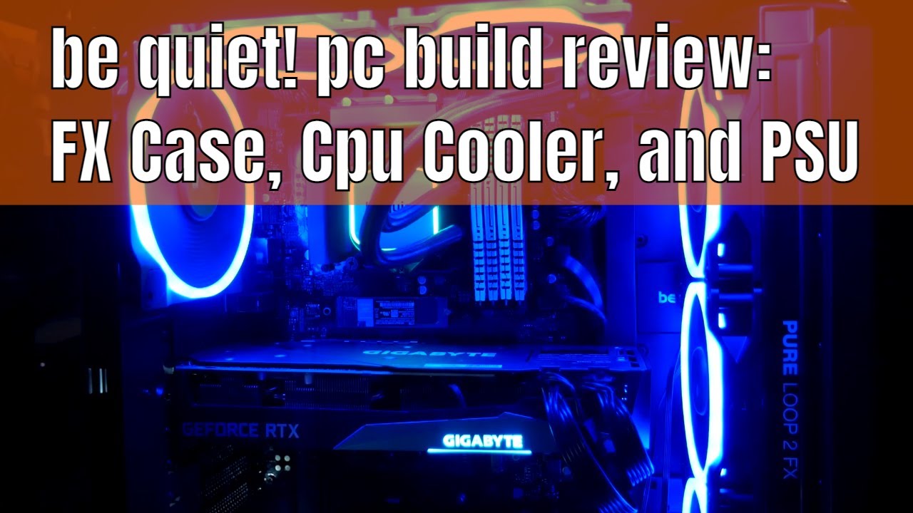 Be Quiet! Pc build with Pure Base 500 FX, Pure Loop 2 FX, and Pure ...