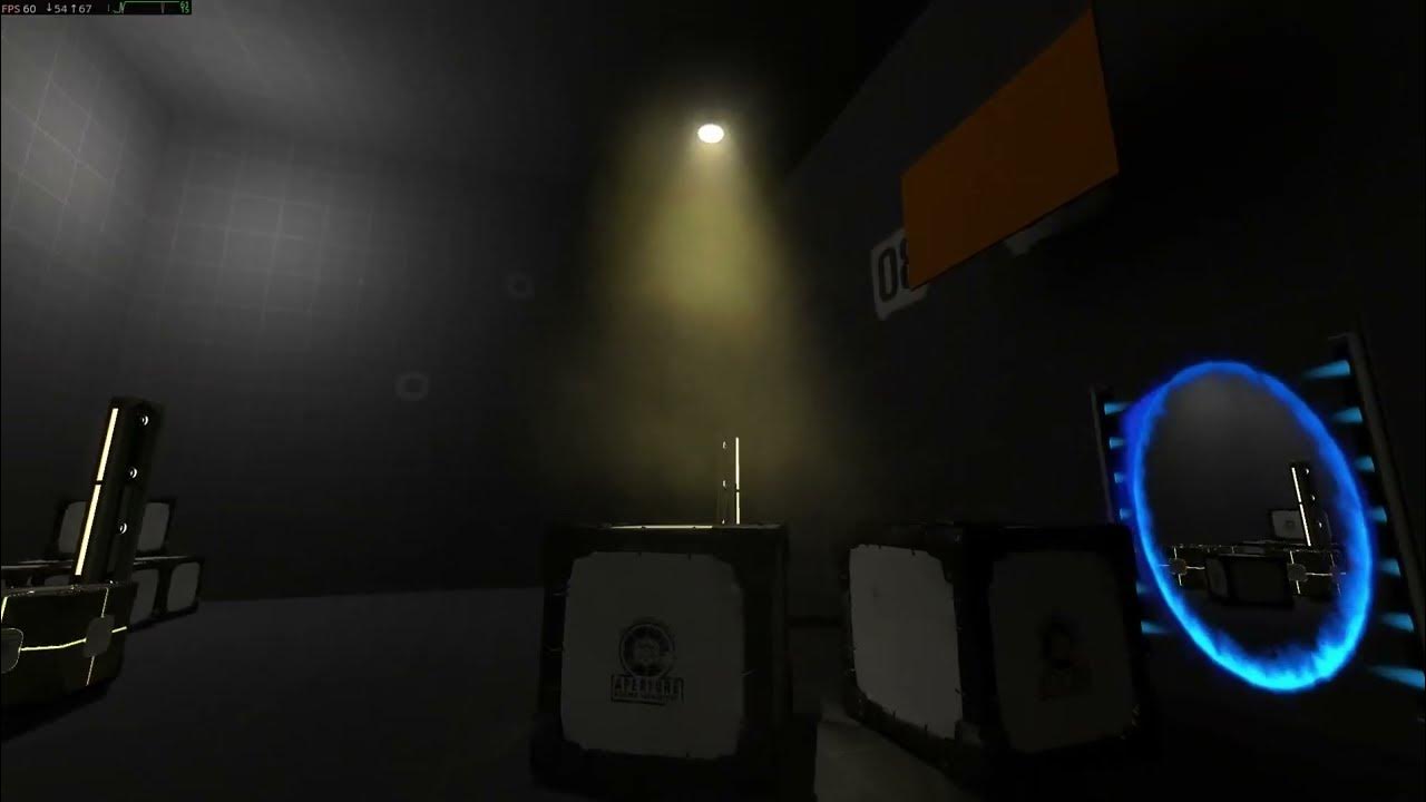 Portal 2 Vanilla - Faking Volumetric Lighting - YouTube