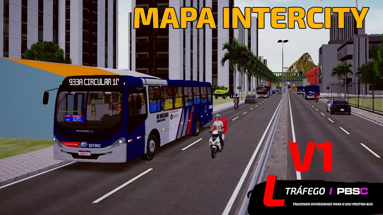 Mapa Intercity (Rural) V1 + Trem Jogável - PBS PROTON BUS - YouTube