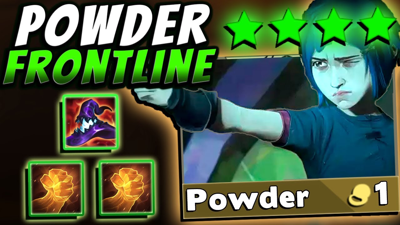 TFT - COMP CHINESA!! POWDER ⭐ ⭐⭐ ⭐ FRONTLINE EXPLODE TUDOO!! - YouTube