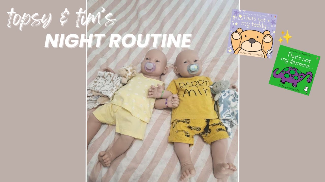 Topsy and tim's night routine. 💤 || 2025 - YouTube