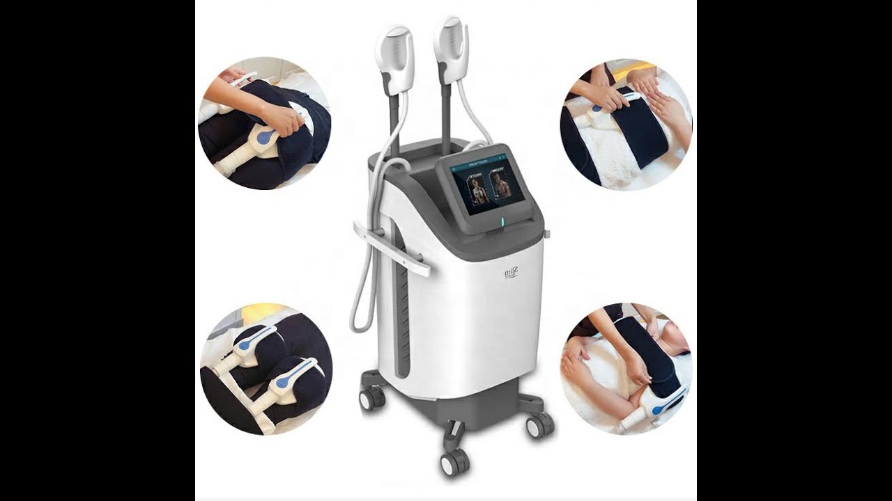Electro-magnetic HIEMT ems sculpt muscle stimulator sculpting machine ...