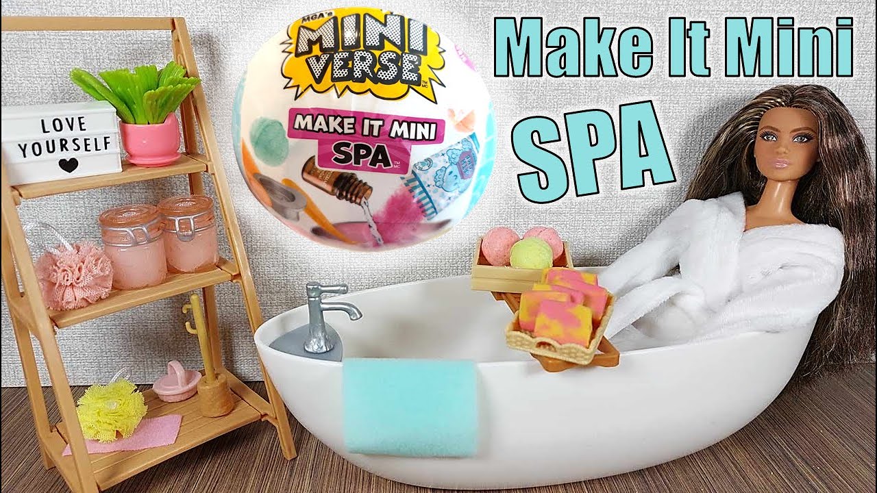 Make it Mini Spa Capsules | Miniverse - YouTube
