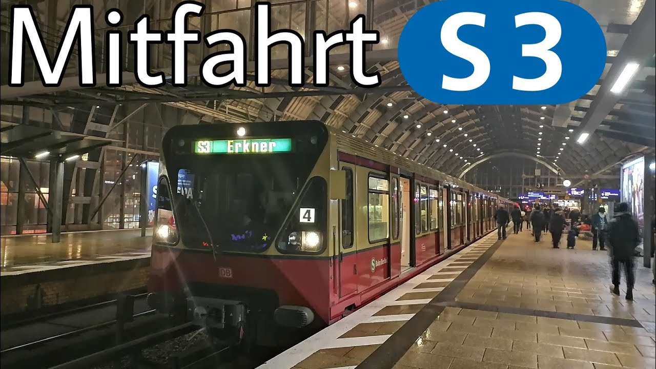 S-Bahn Berlin | Mitfahrt | Baureihe 480 | Linie S3 | Spandau ...