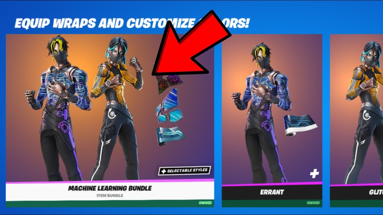 🔴MACHINE LEARNING BUNDLE - ITEM SHOP NEW UPDATE FORTNITE LIVE (FORTNITE ...