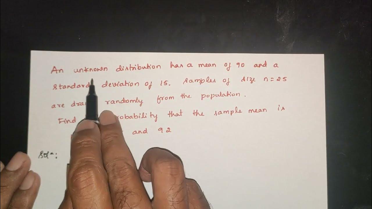 BCS301 Module 4 | Model Question Paper 2 ( Q. 7a) | Central limit theorem problem - YouTube