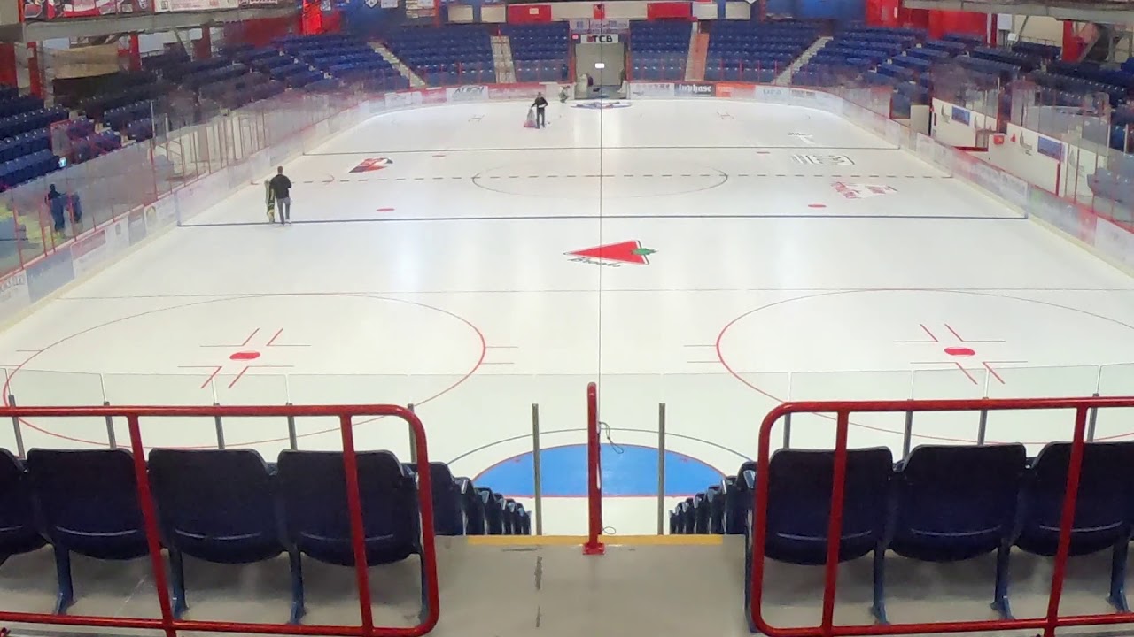 Centennial Regional Arena Ice Installation 2019 - YouTube