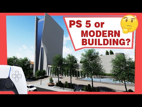 PLAYSTATION 5 DESIGN - MODERN CONCEPT BUILDING - YouTube