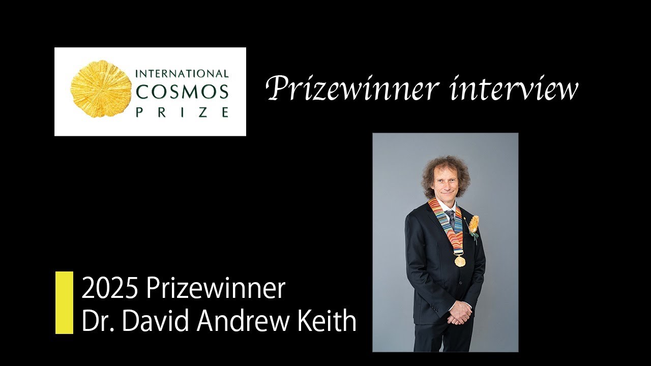 2025 Prizewinner Dr. David Andrew Keith's Interview - YouTube