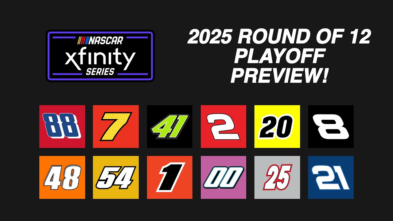 2025 NASCAR Xfinity Series Playoff Preview! - YouTube