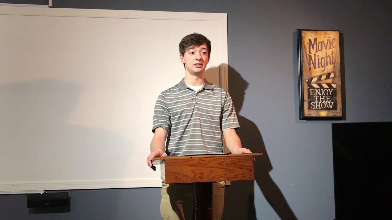 Ben Engle Persuasive Speech - YouTube