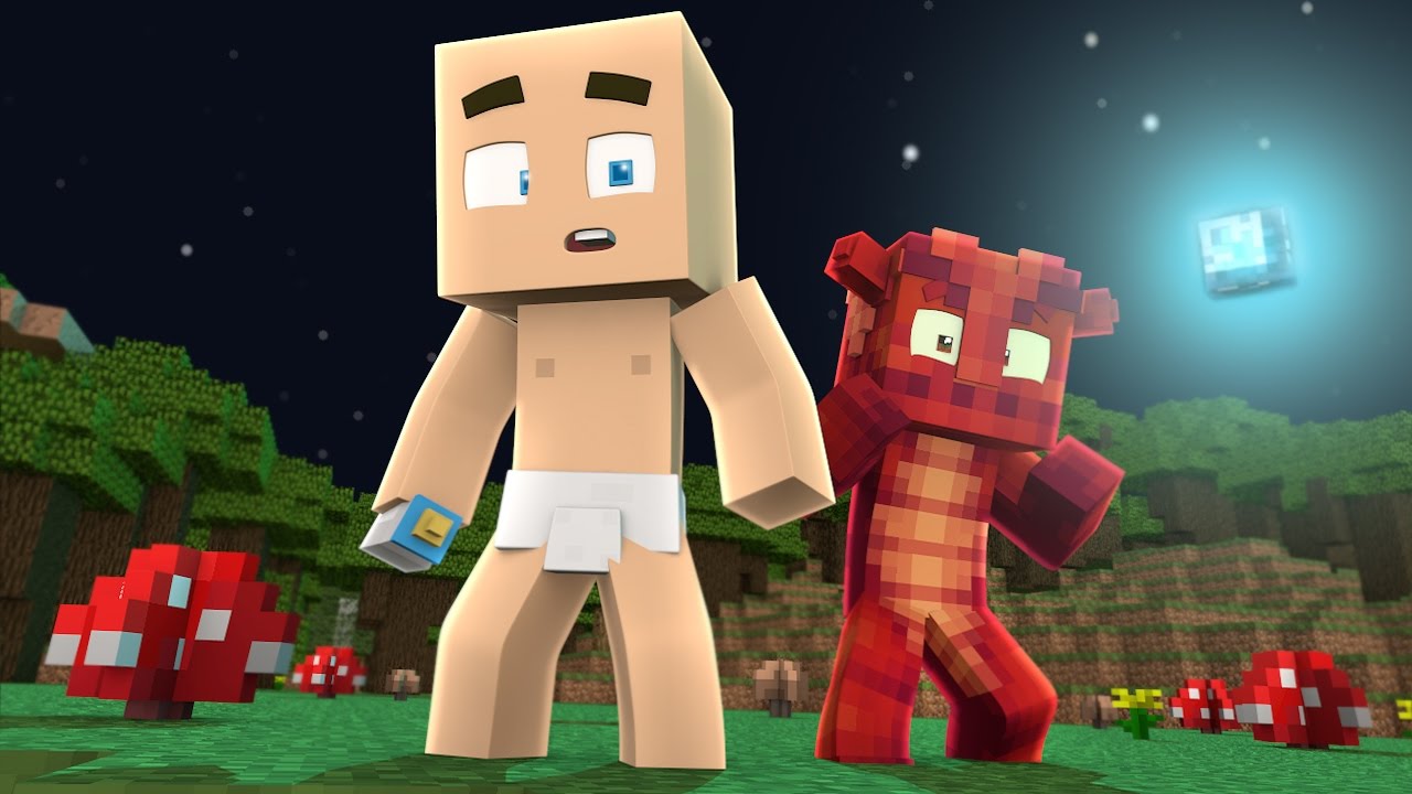 Minecraft - MONSTROS #01 ‹ O BEBÊ VIU UM MONSTRO! › - YouTube