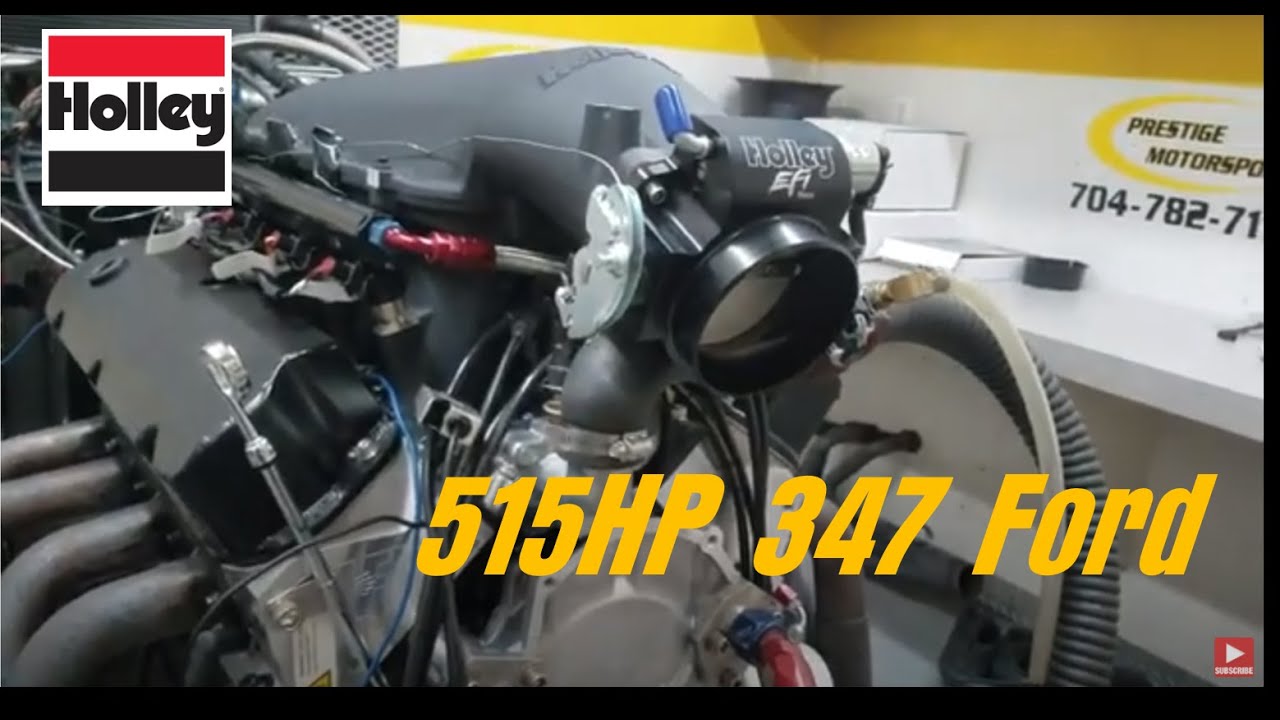 Manny's 347 Small Block Ford with Holley Hi-Ram on the Dyno - 515HP ...