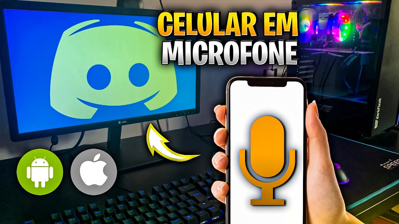 COMO USAR SEU CELULAR COMO MICROFONE NO PC VIA USB !! IOS E ANDROID ...