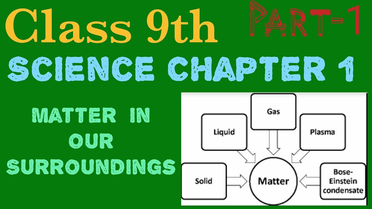 Matter in our surrounding/ Class 9th science chapter-1/ Part-1. - YouTube