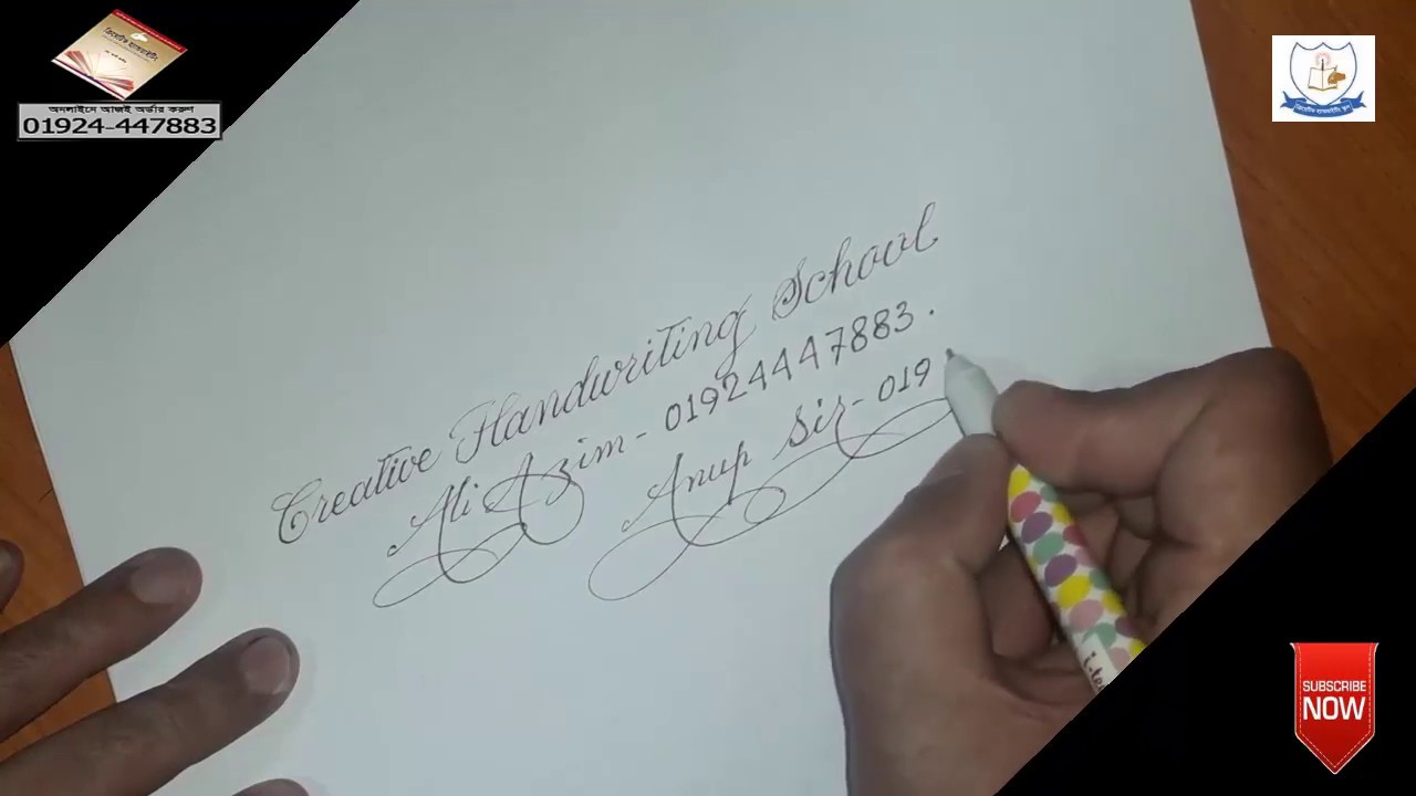 Creative Handwriting School - YouTube