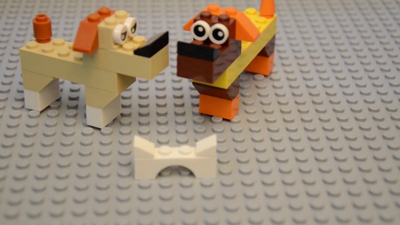 0001 LEGO #11002 CLASSIC DOG WITH BONE - YouTube