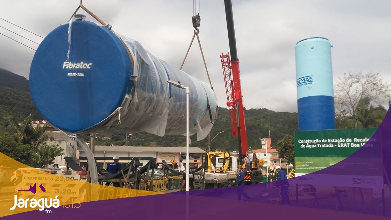 Samae instala Estações de Recalque de Água Tratada nesta terça-feira no ...