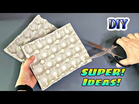 НЕВЕРОЯТНАЯ КРАСОТА ИЗ ЯИЧНЫХ ЛОТКОВ😱ИДЕИ ИЗ ЯИЧНЫХ ЛОТКОВ💥ПАСХАЛЬНЫЙ ДЕКОР💠DIY Creative ideas