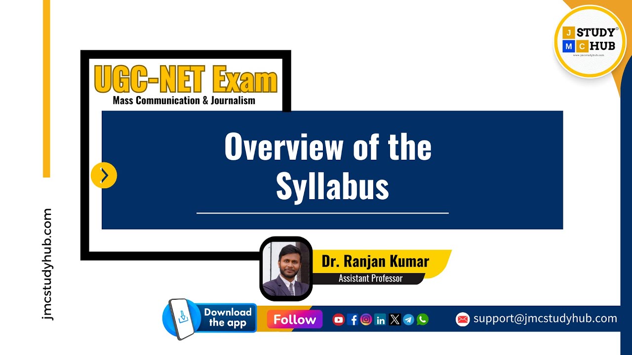 Introduction Class 2 | Overview of the Syllabus | Paper II- UGC NET ...