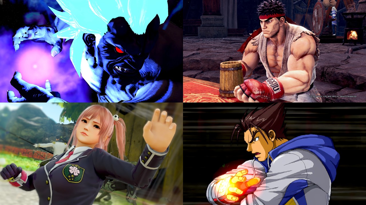 Fighting Game Characters in Non-Fighting Games Compilation - YouTube