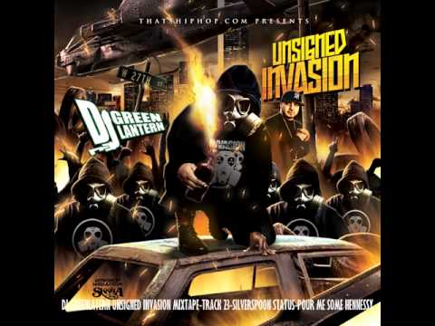 DJ GREEN LANTERN UNSIGNED INVASION MIXTAPE - SILVERSPOON STATUS - POUR ...