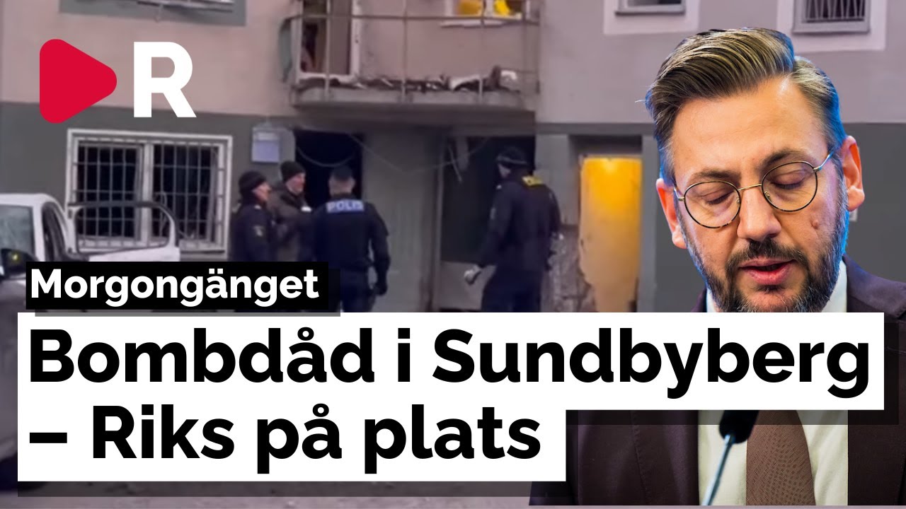 Morgongänget: Bombdåd i Sundbyberg – Riks på plats - YouTube