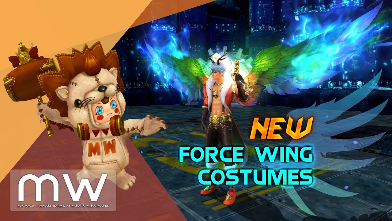 Cabal Online - Episode 36 - New Force Wing Costumes 🦋🌈 - YouTube