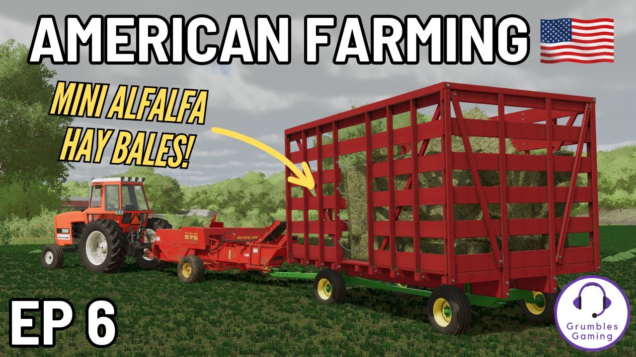 WE'RE MAKING HAY! | American Farming | FS 22 | Episode 6 - YouTube