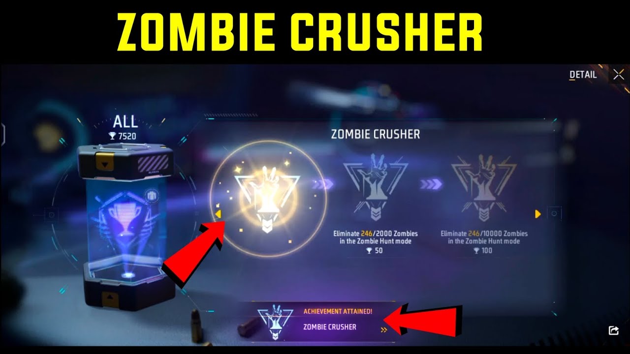 Zombie Crusher Achievement Mission Free Fire | New Achievement Mission ...