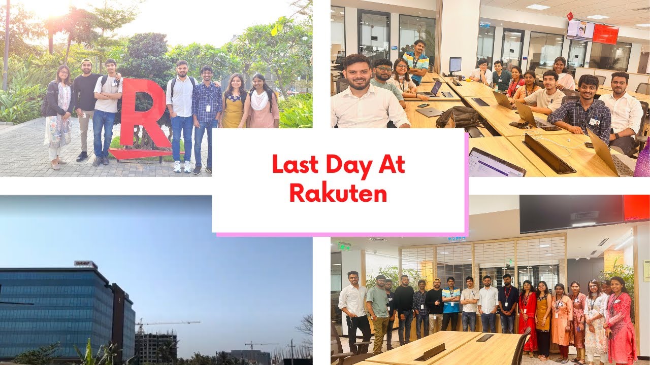My Last Day At Rakuten | Rakuten Office Tour | Bangalore | Yash Sharma - YouTube