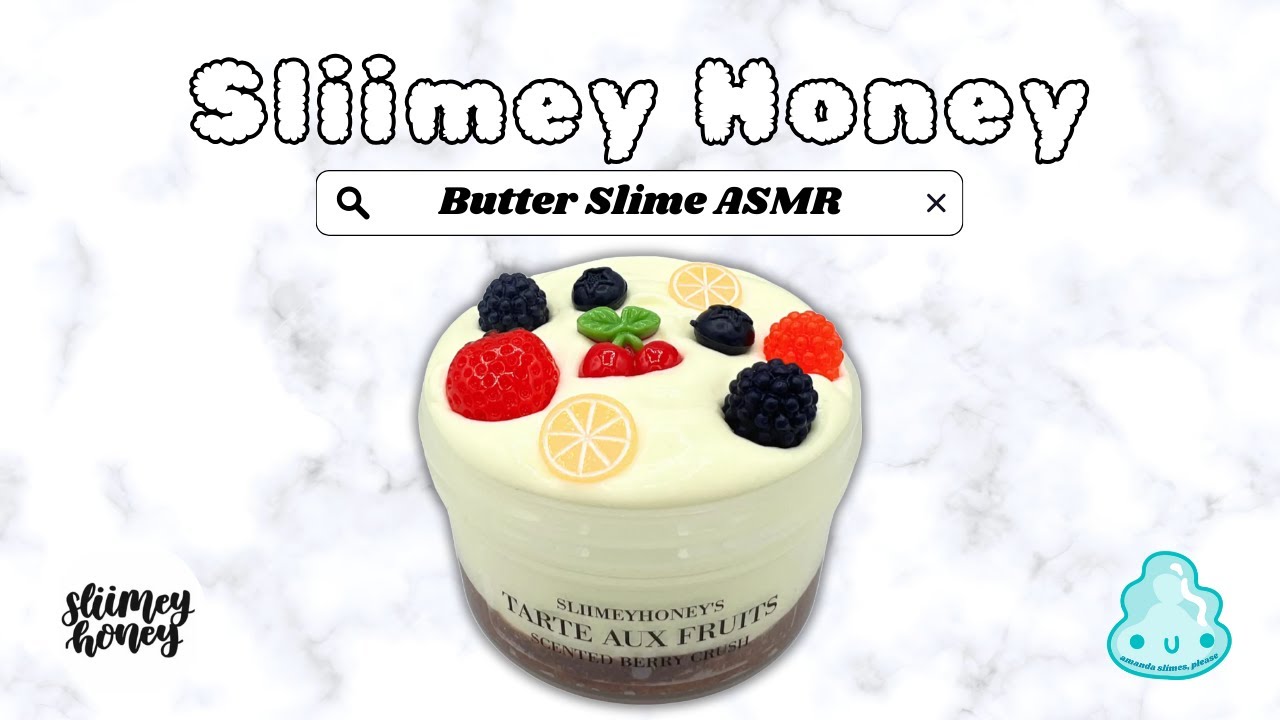Sliimy Honey | Butter Slime | ASMR Only - YouTube