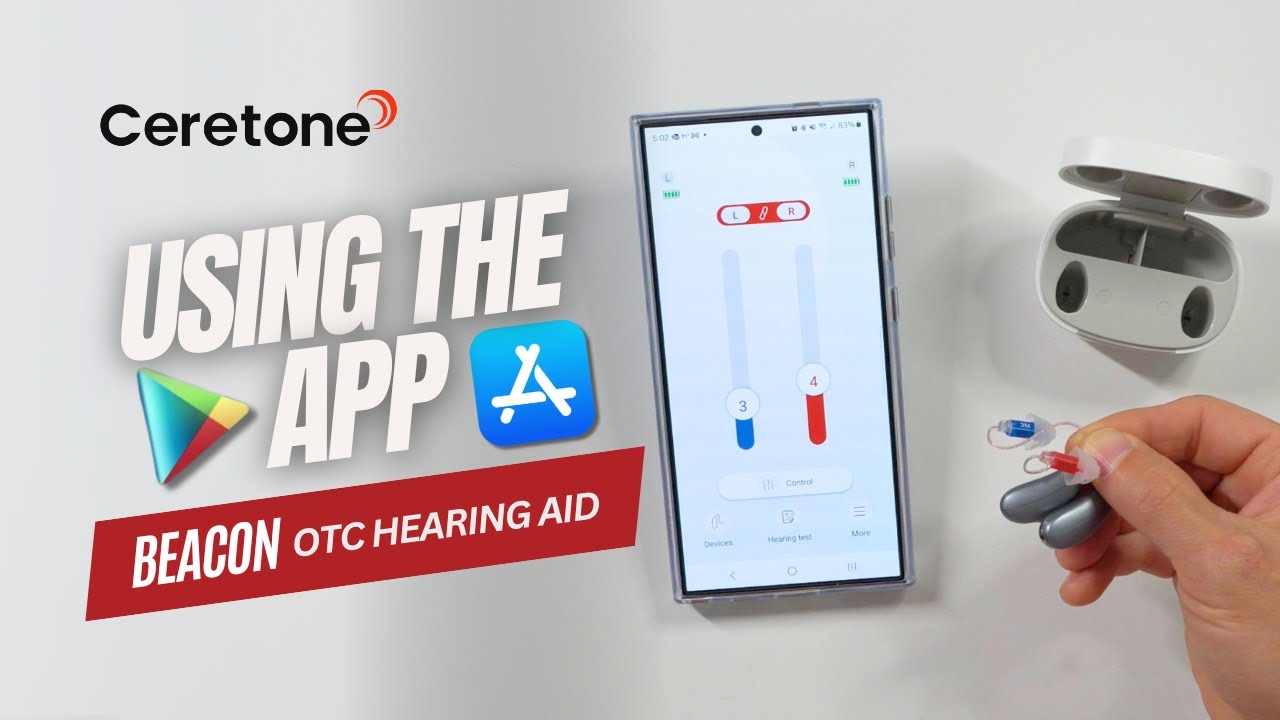 Beacon Hearing Aid | Using the App - YouTube