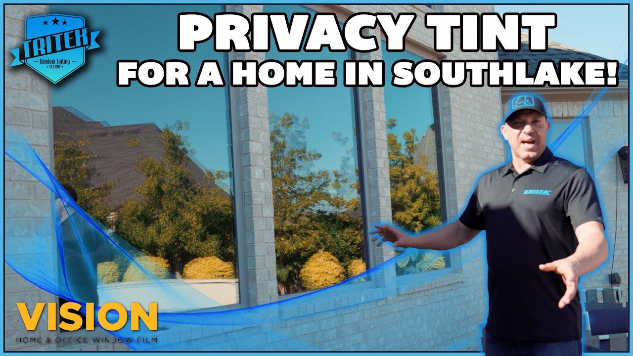 XPEL VISION DN15 Privacy Tint on Home in Southlake, TX | Tritek Window ...