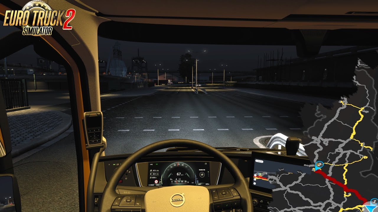 ETS2- MAN TGX | NIGHT DRIVING | Germany Route | V1.53 - YouTube