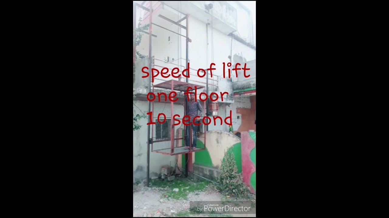 Homemade lift elevator - YouTube