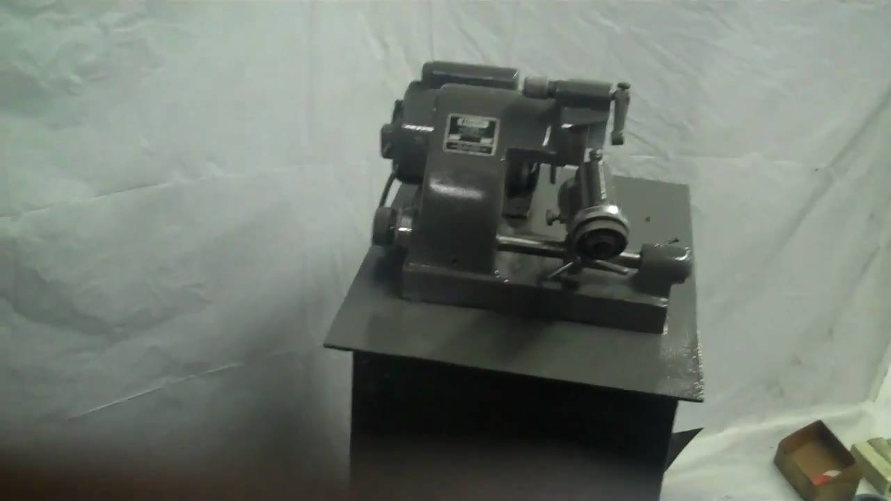 Alexander Cutter Grinder, Single Lip cutter - YouTube