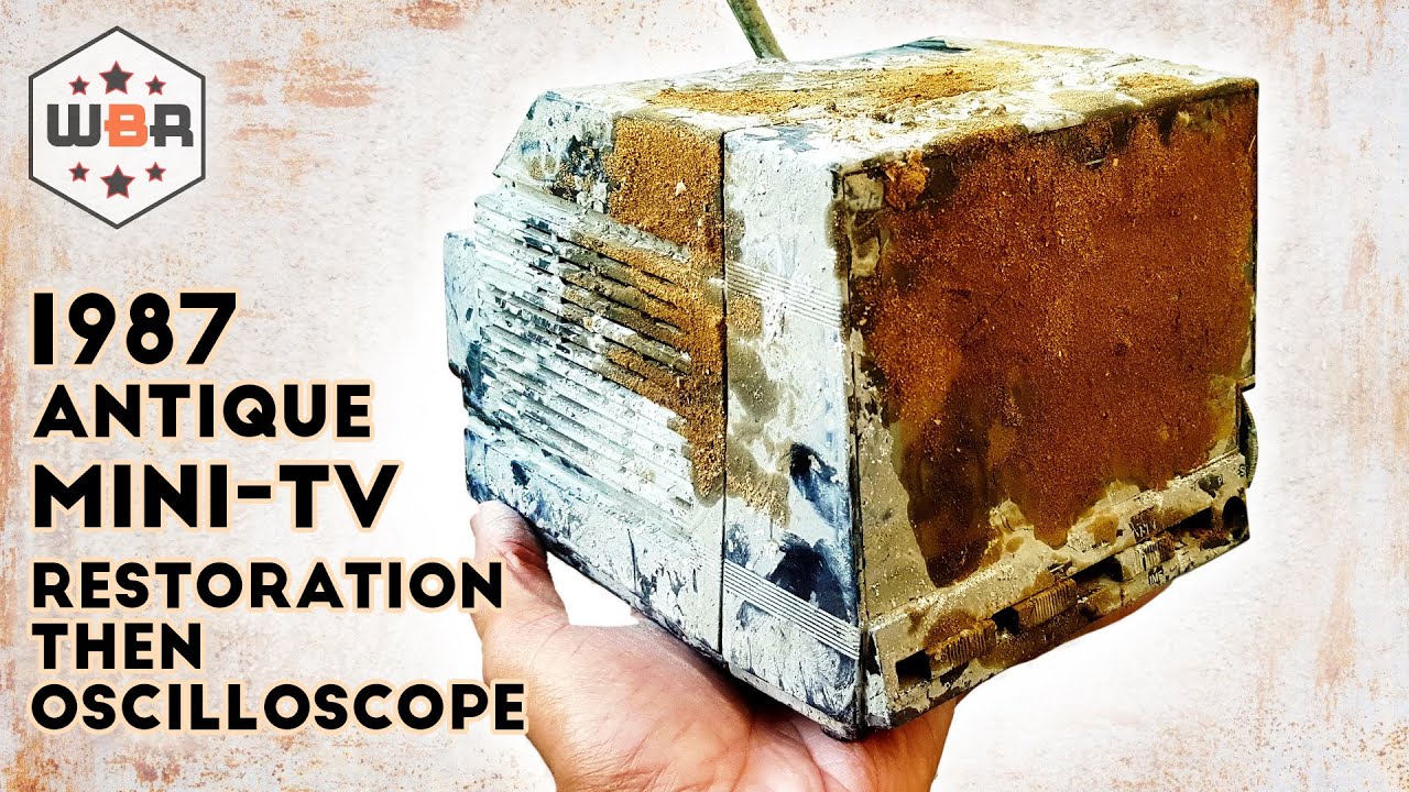 Restoration Mini TV from 1987 | Antique television restore | Restore ...