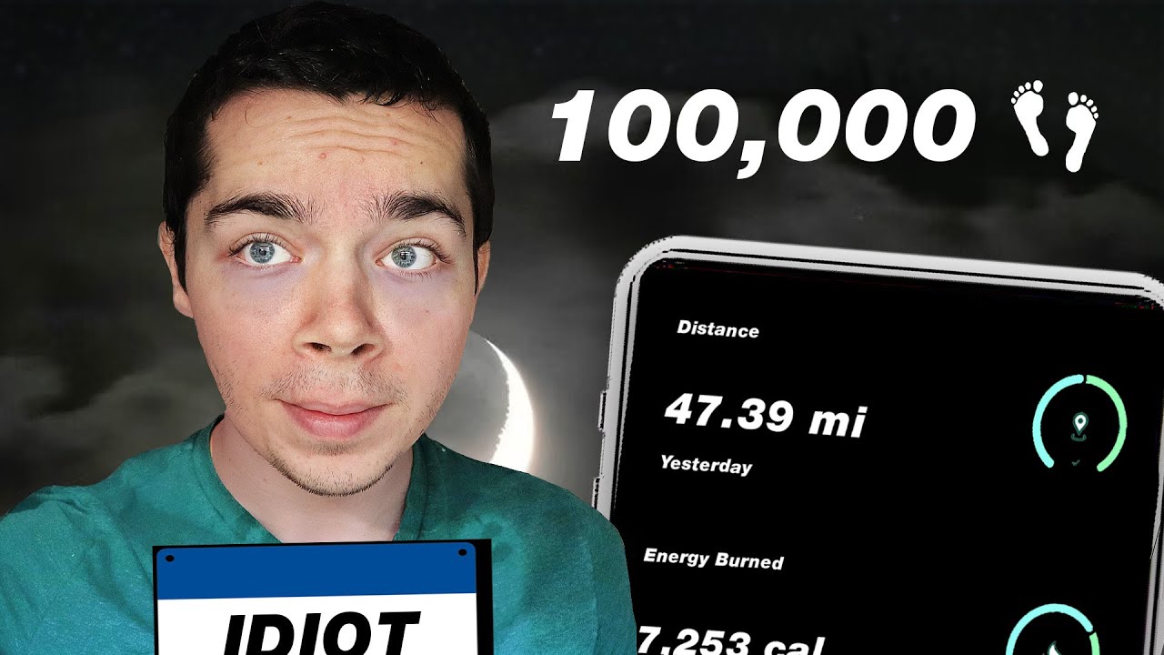 I Tried Walking 100,000 Steps in ONE DAY - YouTube