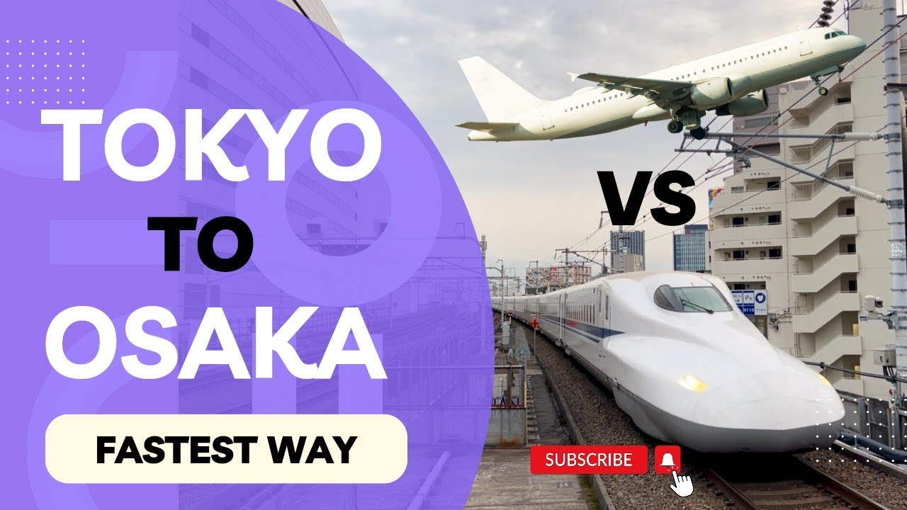 Bullet Train Vs Flight | Tokyo to Osaka | Fastest Way | Japan Series ...