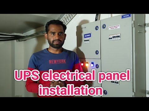 Ups Panel with VTPN installation || electric MCB panel || indoor ...
