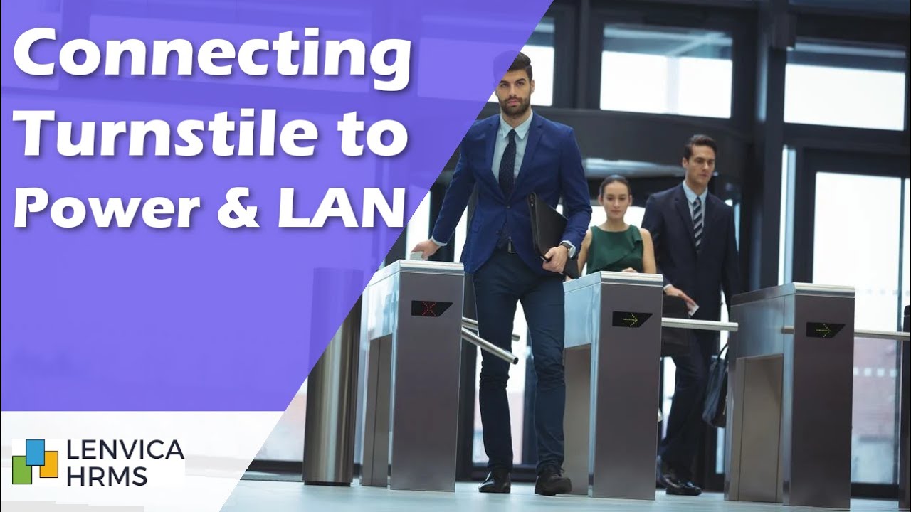 Connecting Turnstile to Power and LAN - YouTube