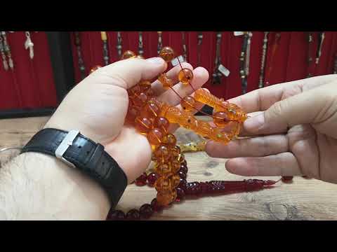 El işi sistemli imamesi işlemeli özel Tesbih koleksiyonu